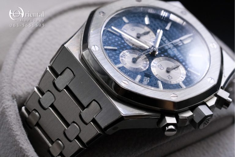 AP Royal Oak Chronograph Blue Dial - Oriental Horology