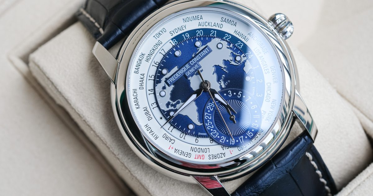 Frederique Constant Classic Worldtimer Manufacture 10th ANS Limited ...