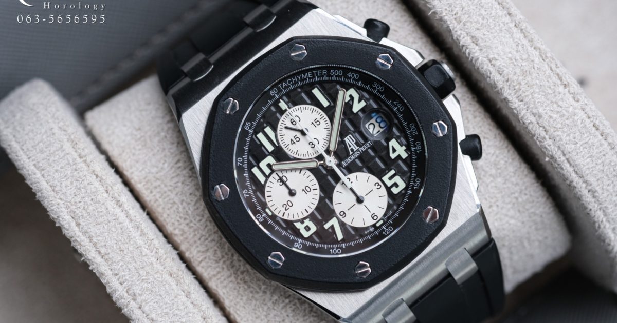 Audemars Piguet Royal Oak Offshore Rubber Clad Black Dial - Oriental ...