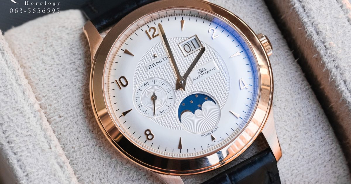 Zenith Class Elite Moonphase Rose Gold - Oriental Horology