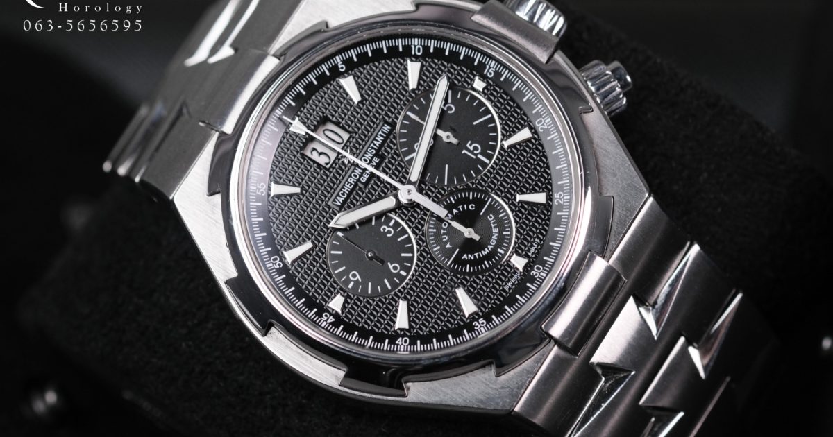 VC Overseas Chronograph Black Dial - Oriental Horology