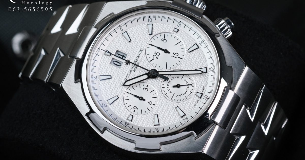 VC Overseas Chronograph White Dial - Oriental Horology