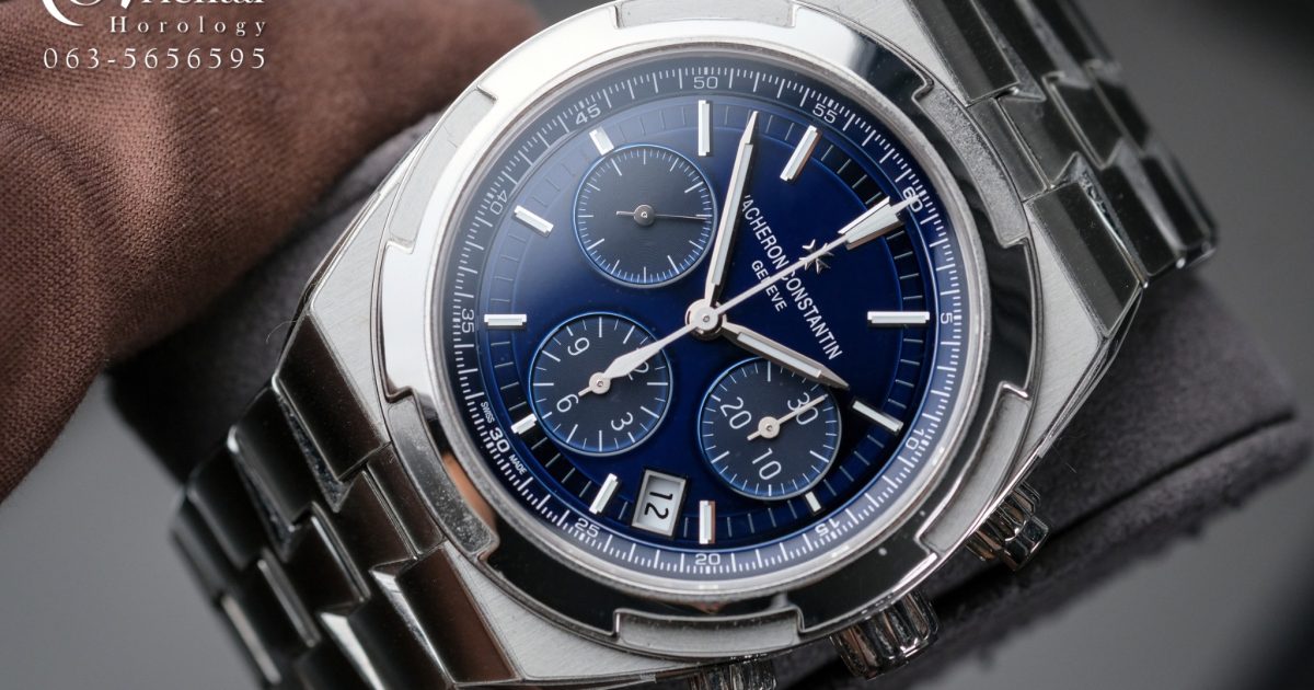 VC Overseas Chronograph Blue Dial - Oriental Horology