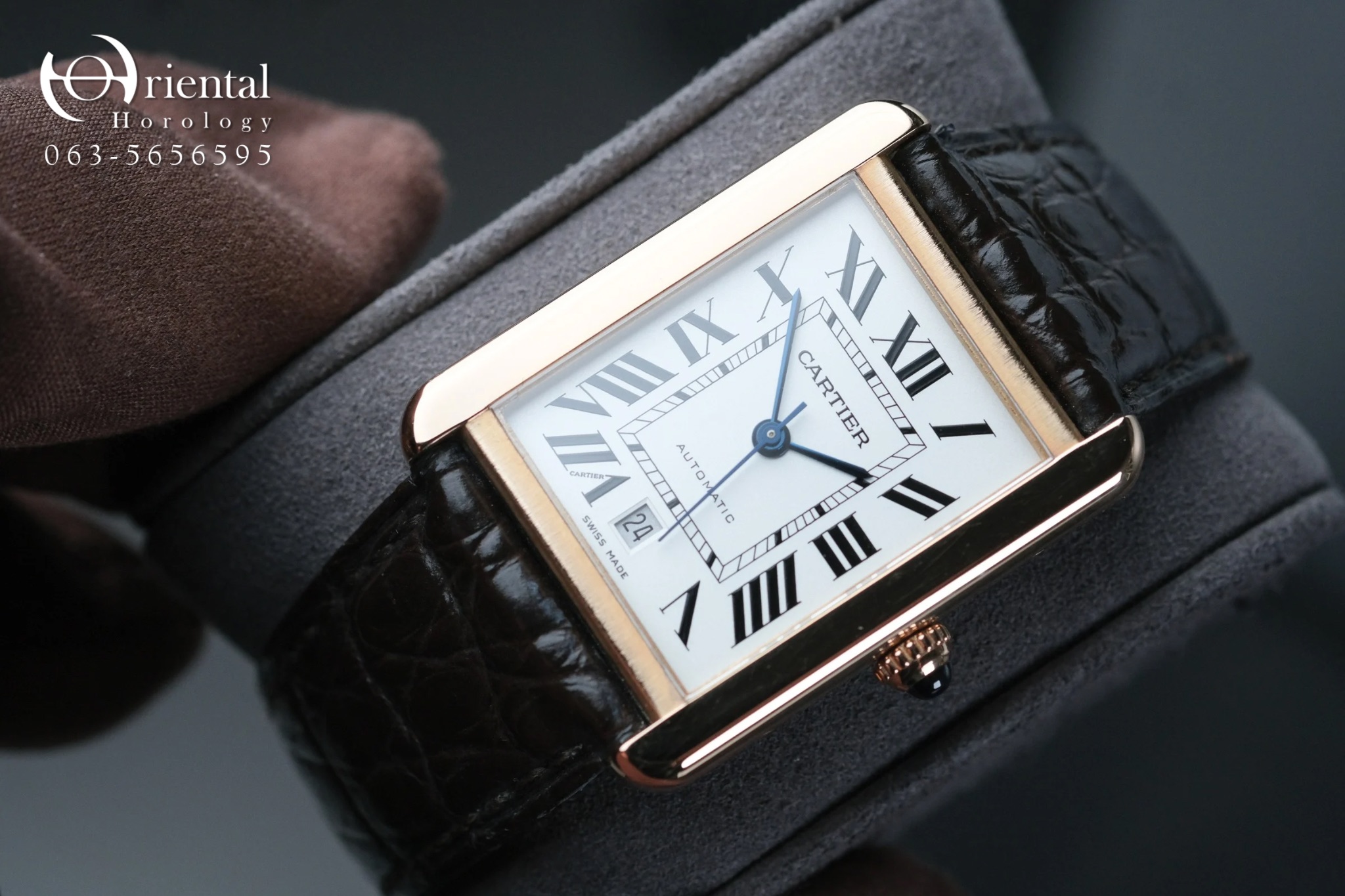 Cartier Tank Solo XL Rose Gold - Oriental Horology