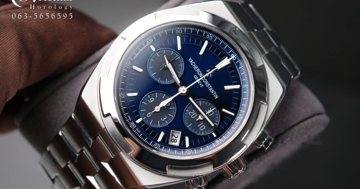 VC Overseas Chronograph Blue Dial - Oriental Horology