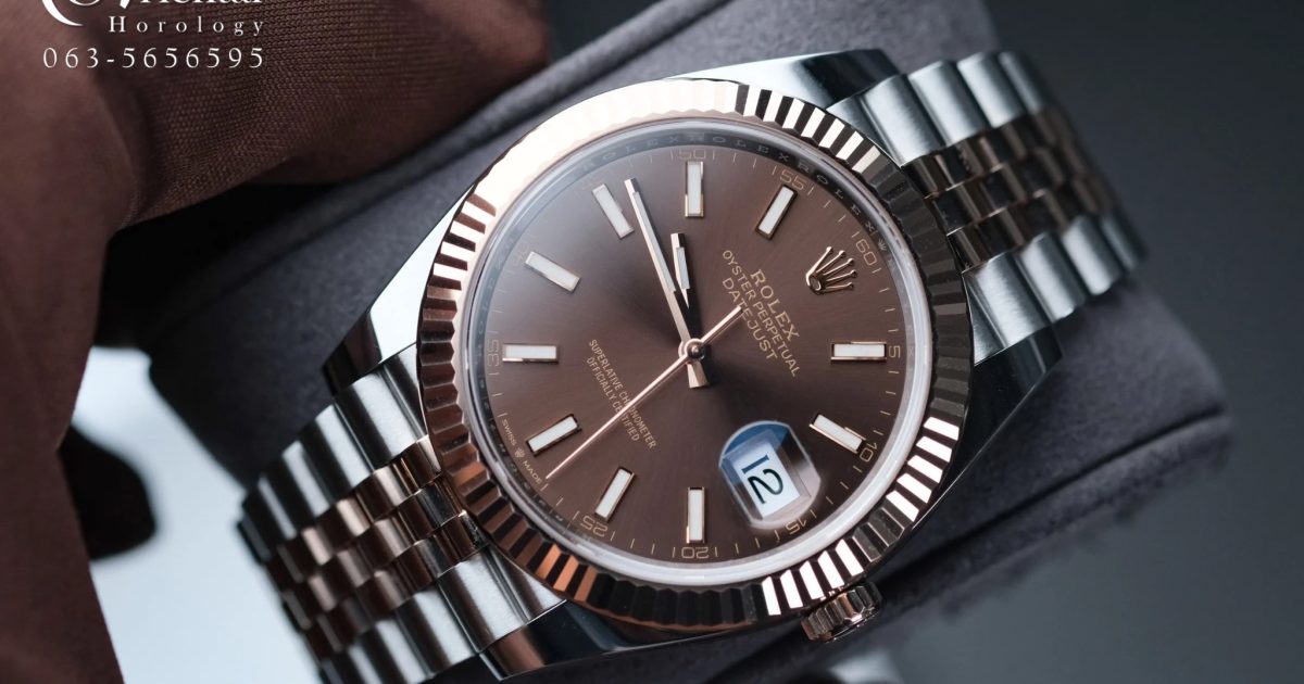 Rolex Datejust 41 2-Tone Chocolate Dial - Oriental Horology