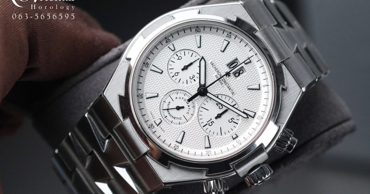 VC Overseas Chronograph White Dial - Oriental Horology