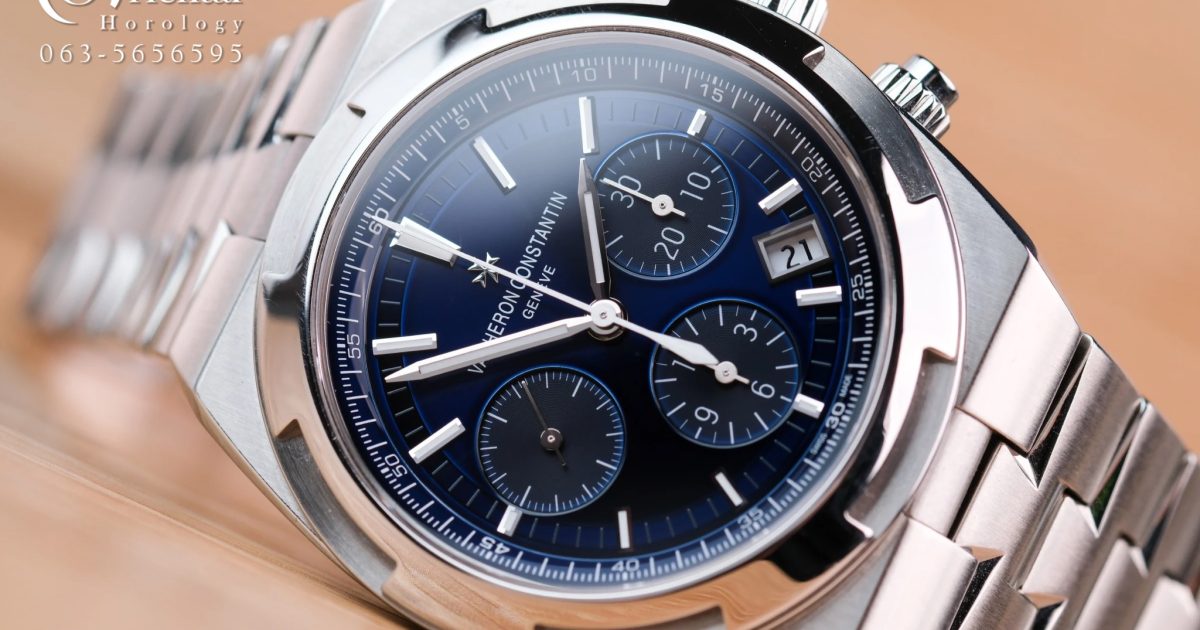 VC Overseas Chronograph Blue Dial - Oriental Horology